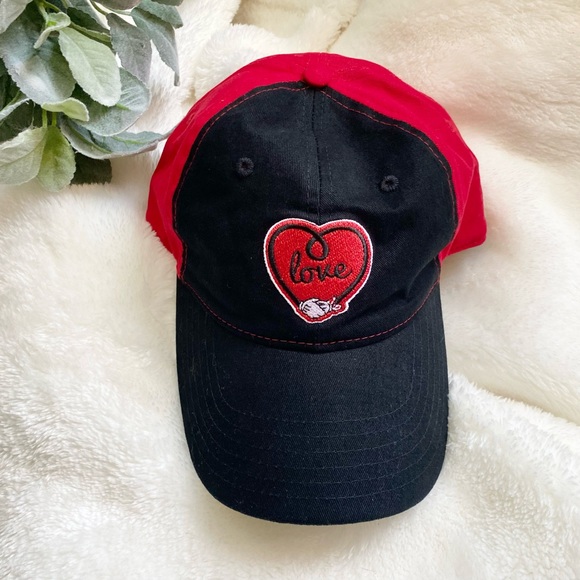Disney | Accessories | Disney Embroidered Heart Baseball Cap | Poshmark